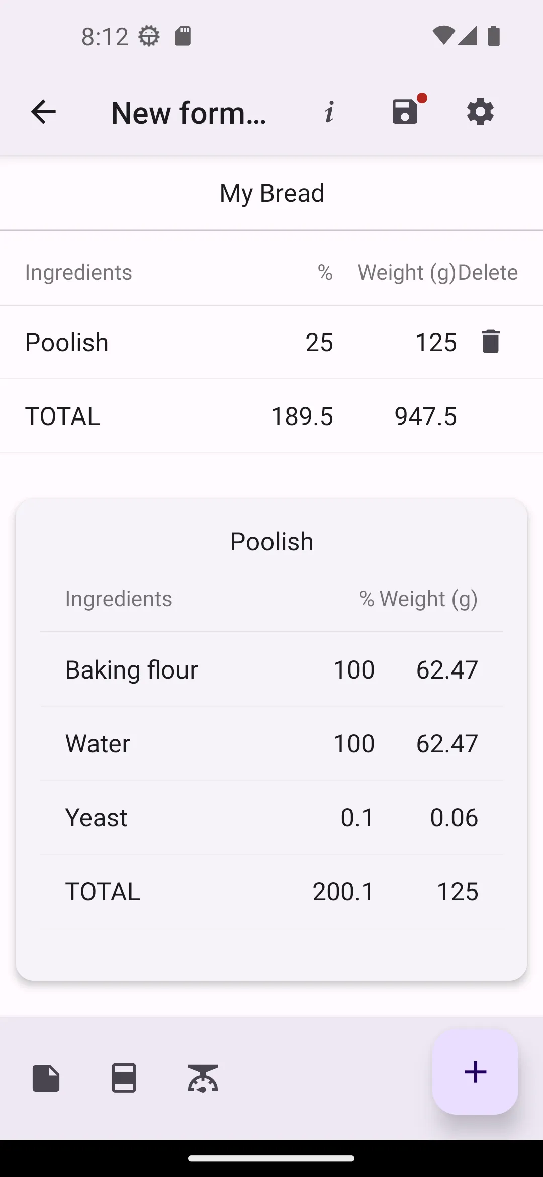 BakeryCalc | Bakery Percentage Calculator